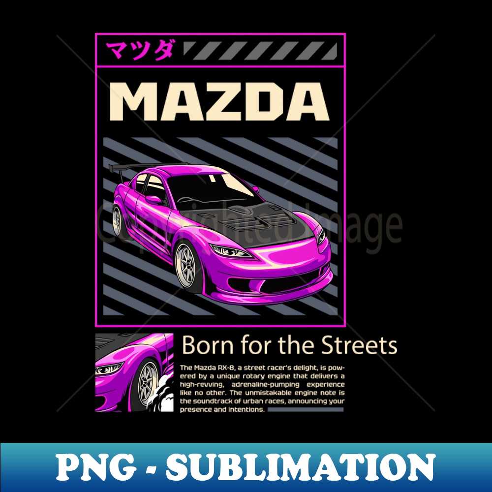 RX-8 Legacy - PNG Transparent Sublimation Design - Stunning | Inspire ...