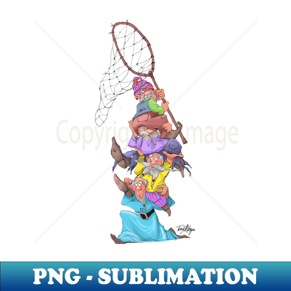 Stacked gnomes - Special Edition Sublimation PNG File - Perf | Inspire ...