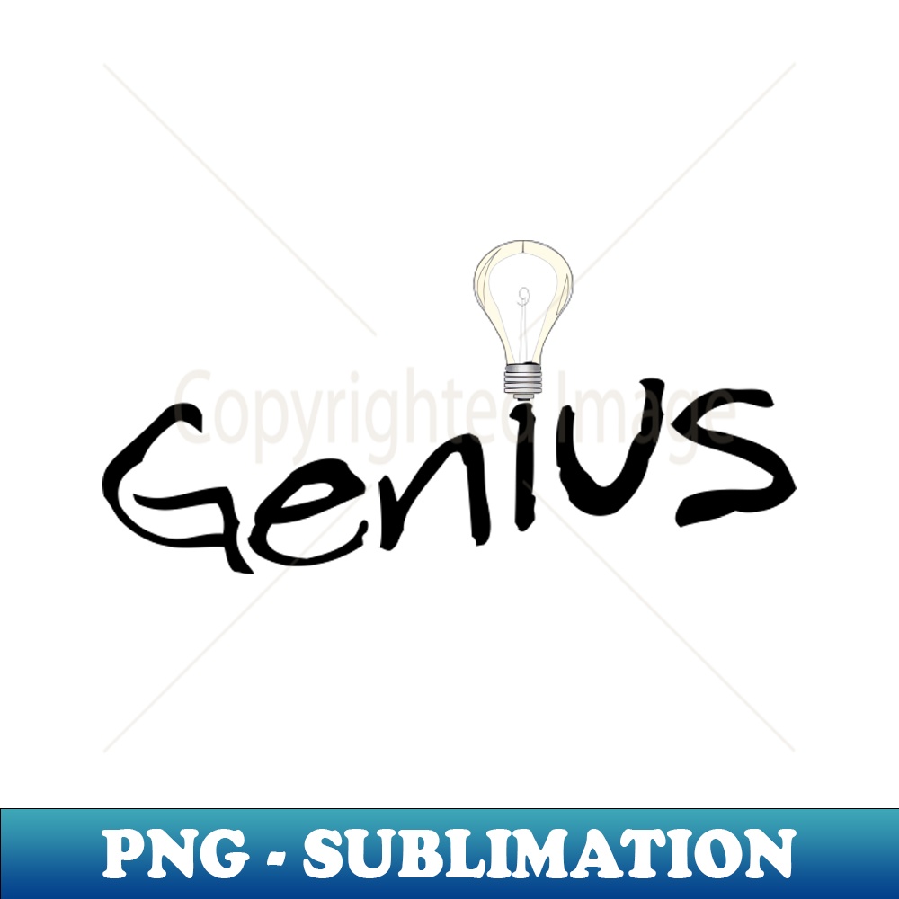 Genius - Retro PNG Sublimation Digital Download - Capture Im - Inspire ...