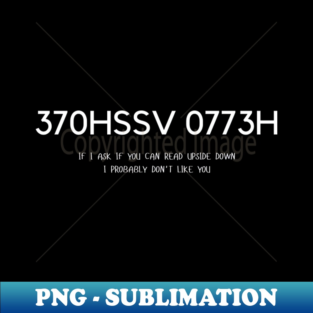 Upside Down Insult Code - PNG Transparent Sublimation Design | Inspire ...