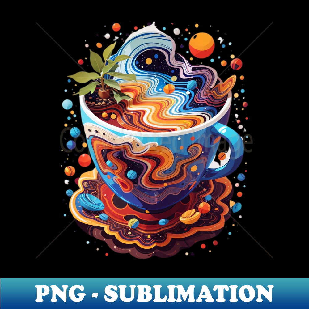 Coffee Wonderland in a Cup - PNG Sublimation Digital Downloa | Inspire ...