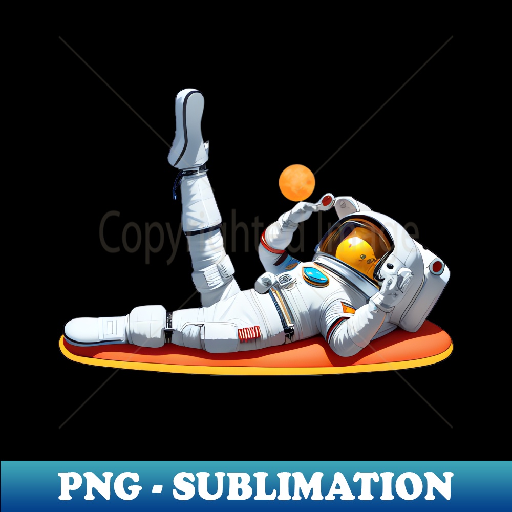 Astronaut Space Zero Gravity Yoga - Artistic Sublimation Dig | Inspire Uplift