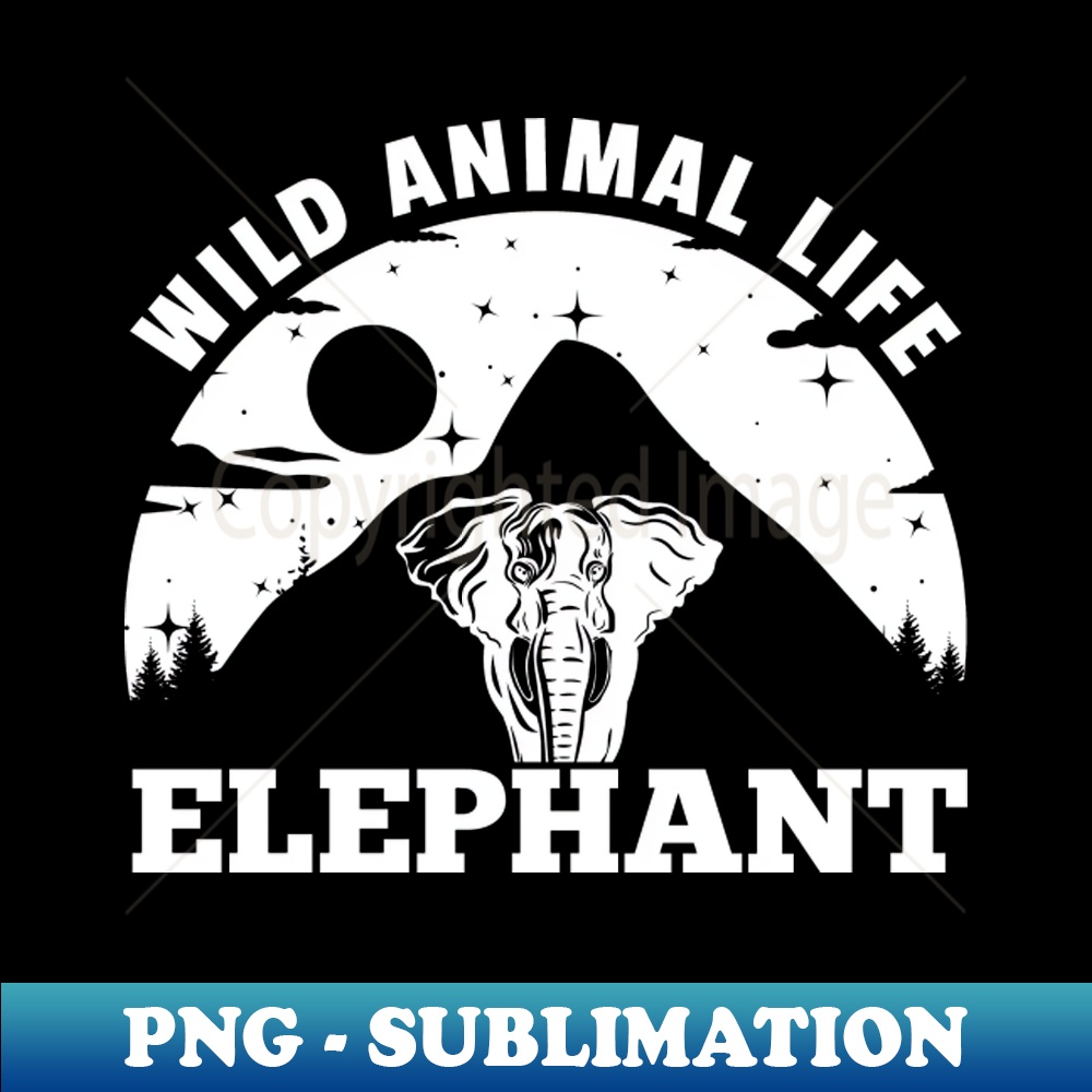 Wild Animals Life Of Elephant - Premium Sublimation Digital | Inspire ...
