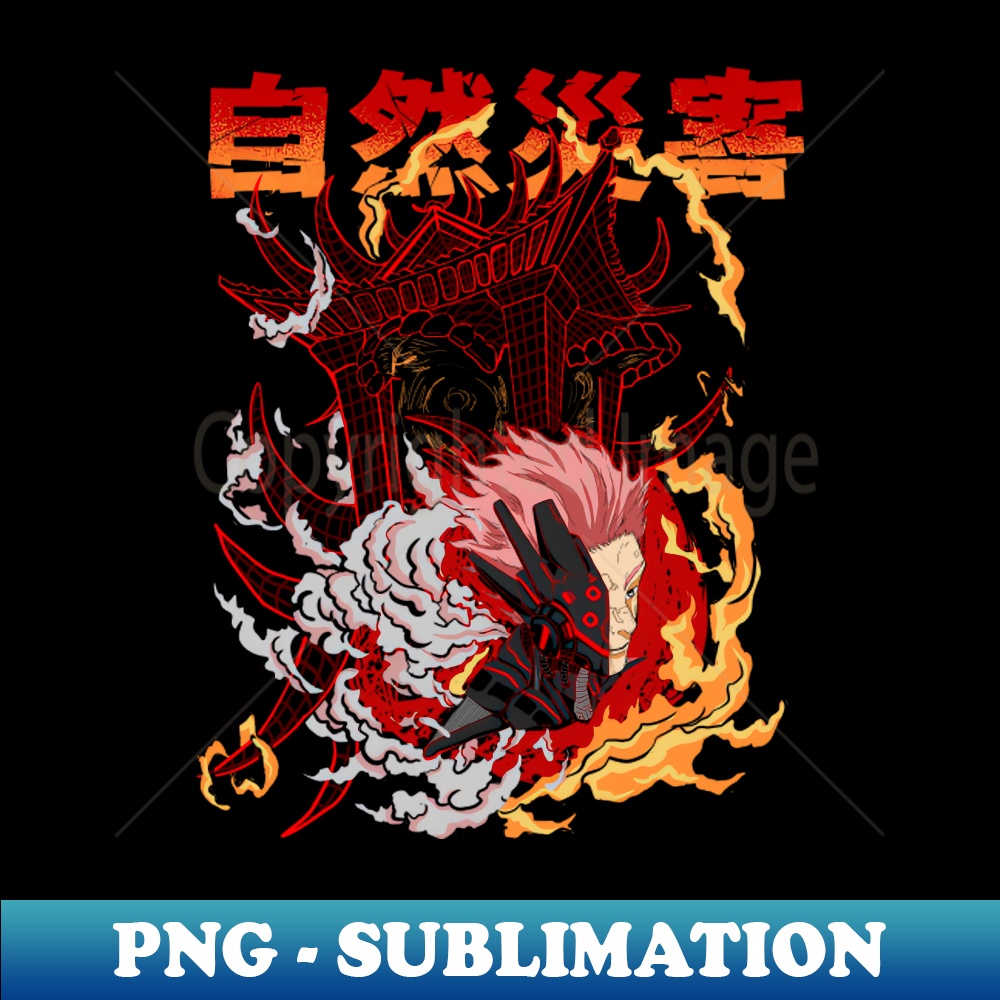 CyberPunk Sukuna - Signature Sublimation PNG File - Boost Yo | Inspire Uplift