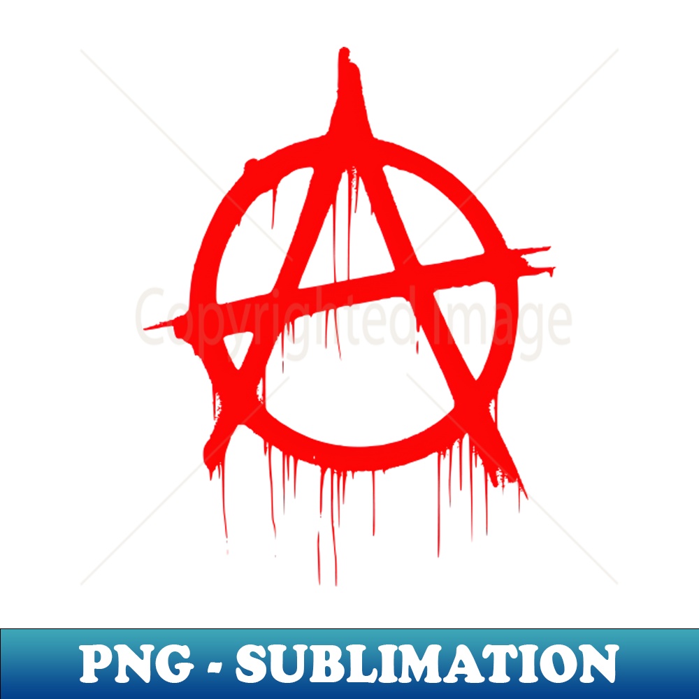 ANARCHY SIGN SPRAY PAINT RED - Special Edition Sublimation P | Inspire ...