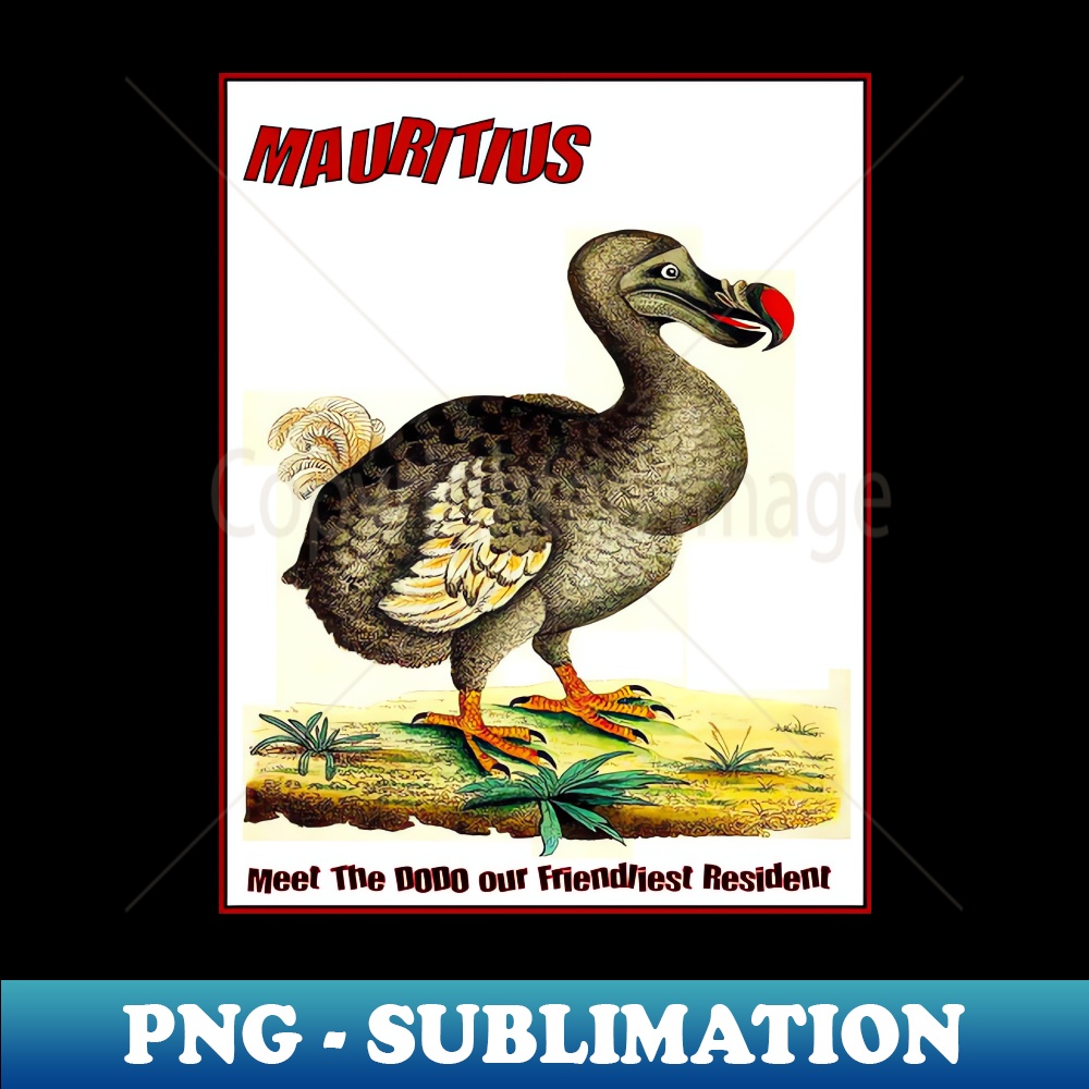 Mauritius Islands Extinct Dodo Tourism Print - PNG Transpare | Inspire ...