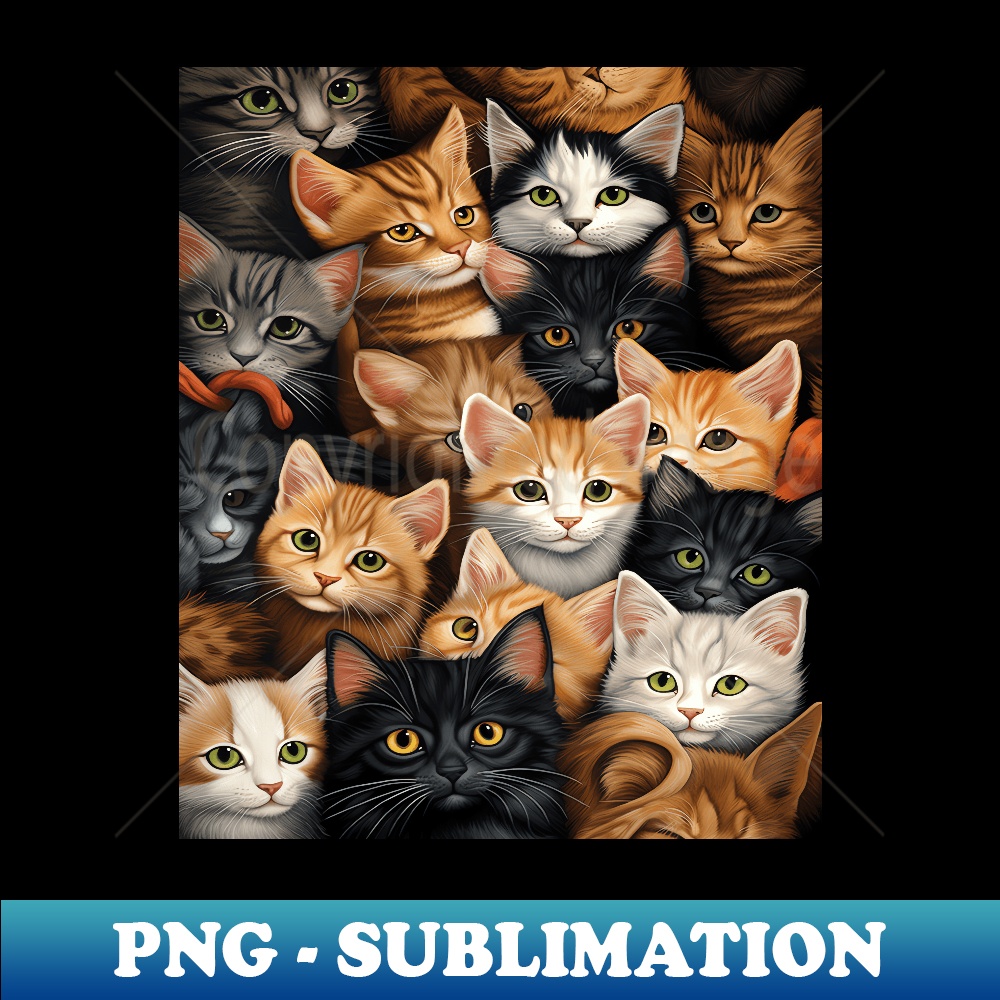 Funny Cat many cats Cute Kawaii Cat Cute eyes many kittens - - Inspire ...