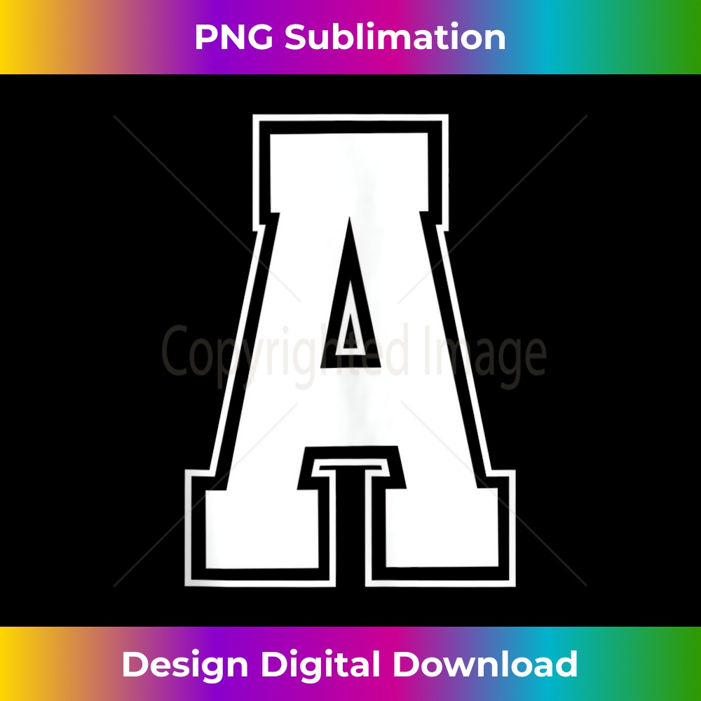 Letter A - Alphabet Bold Capital Upper Case Initial Monogram - Inspire ...