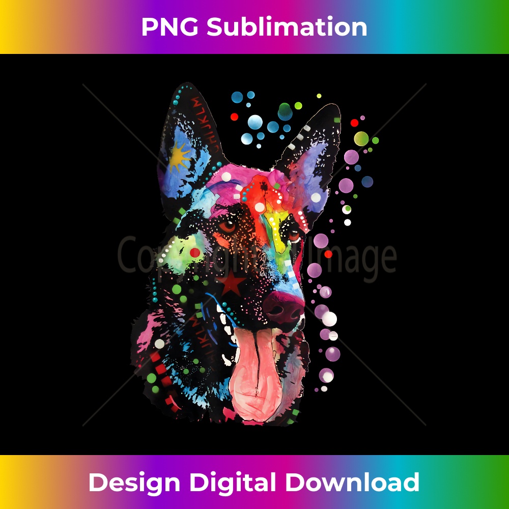 German Shepherd Dog Breed Dean Russo Colorful Dog Lover - Bo | Inspire ...