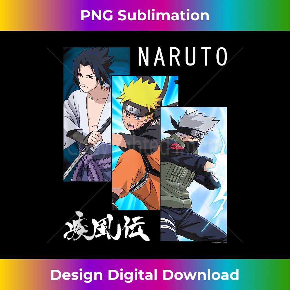 Naruto Shippuden 3 Panels and Kanji Tank To - Urban Sublimat - Inspire ...
