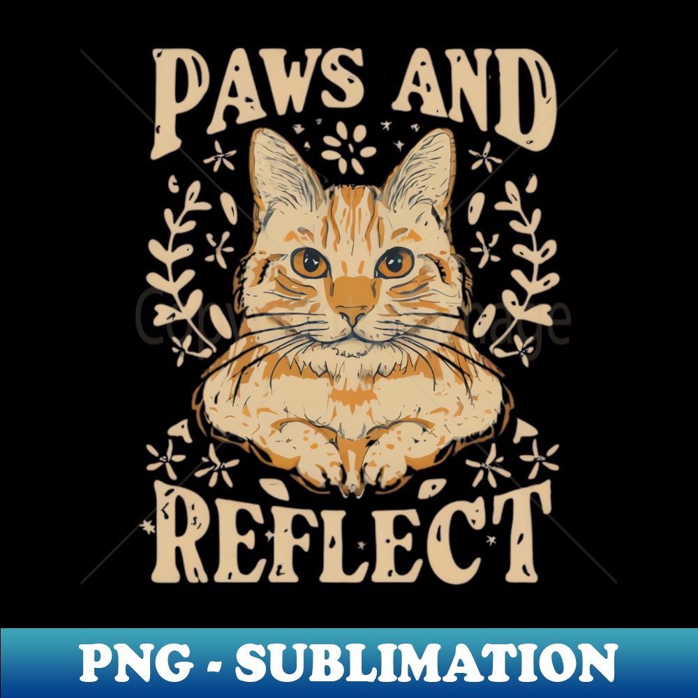 Funny Cat - Vintage Paws And Reflect - Signature Sublimation | Inspire ...