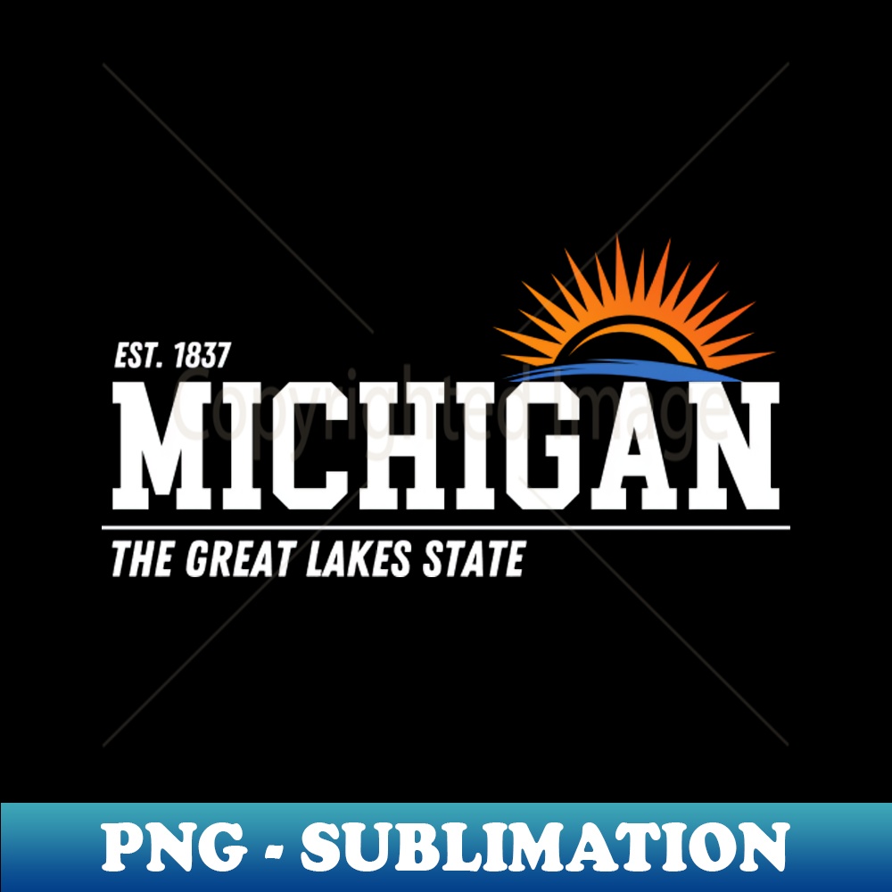 Michigan The Great Lakes State USA - Signature Sublimation P | Inspire ...
