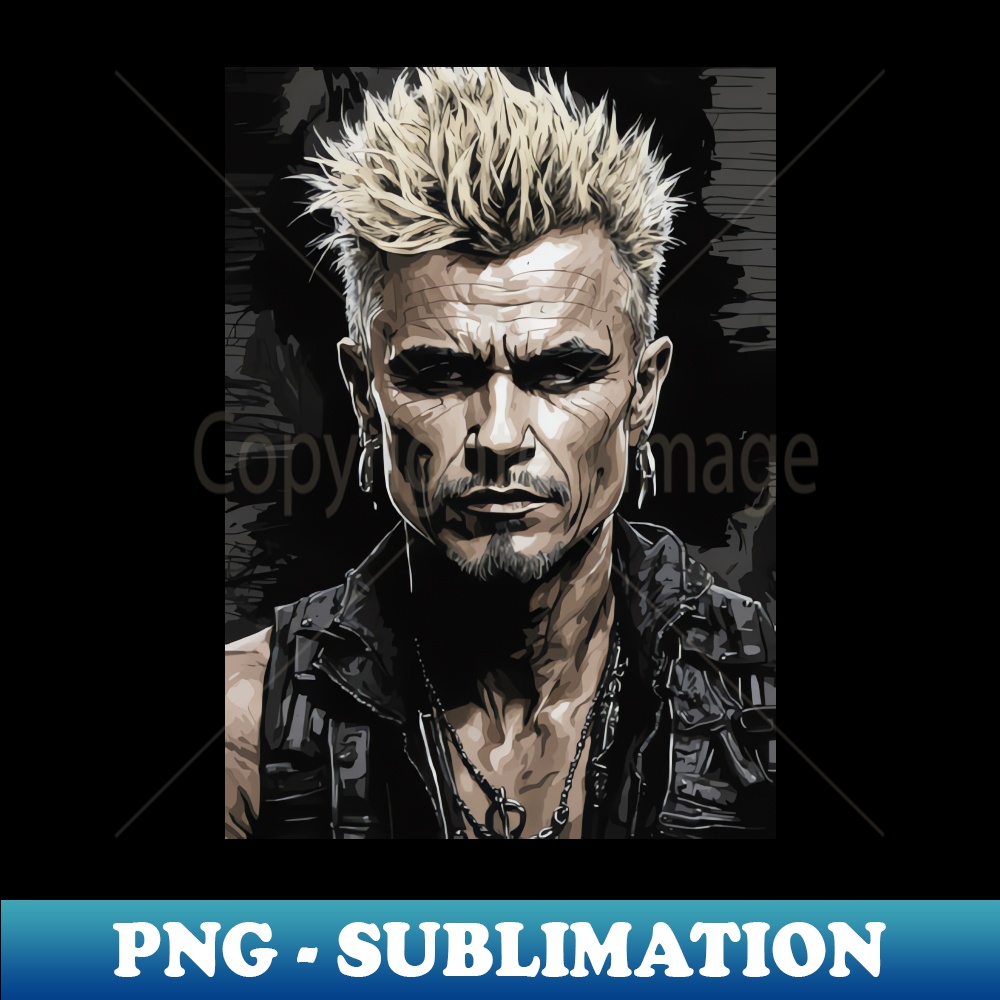 Billy Idol Generation X - Instant PNG Sublimation Download - | Inspire Uplift