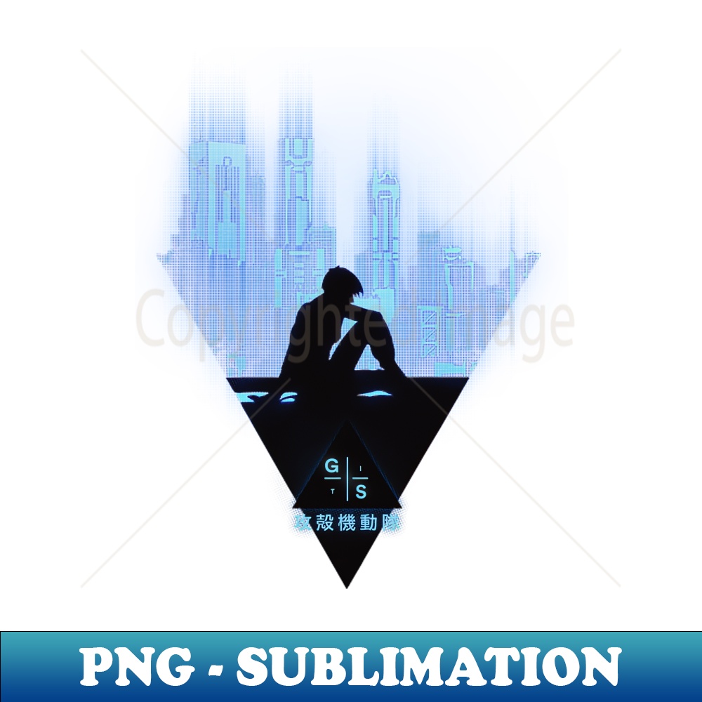 Ghost in the Shell - PNG Transparent Sublimation File - Stun - Inspire ...