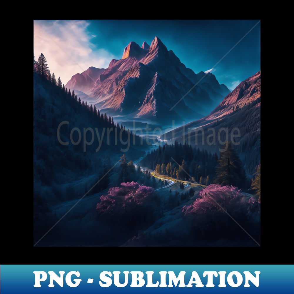 An Awe-Inspiring Mountain Setting where the Dense Forest at | Inspire ...