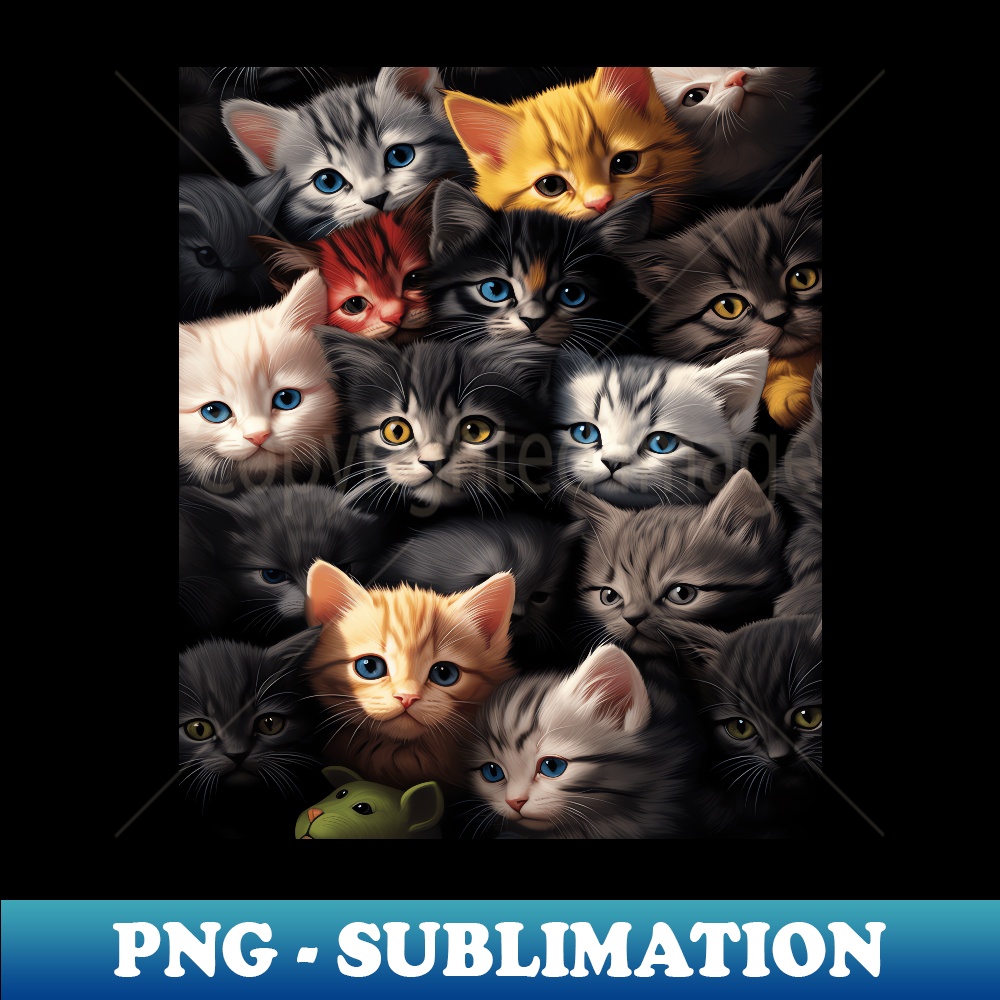 Funny Cat many cats Cute Kawaii Cat Cute eyes many kittens - | Inspire ...
