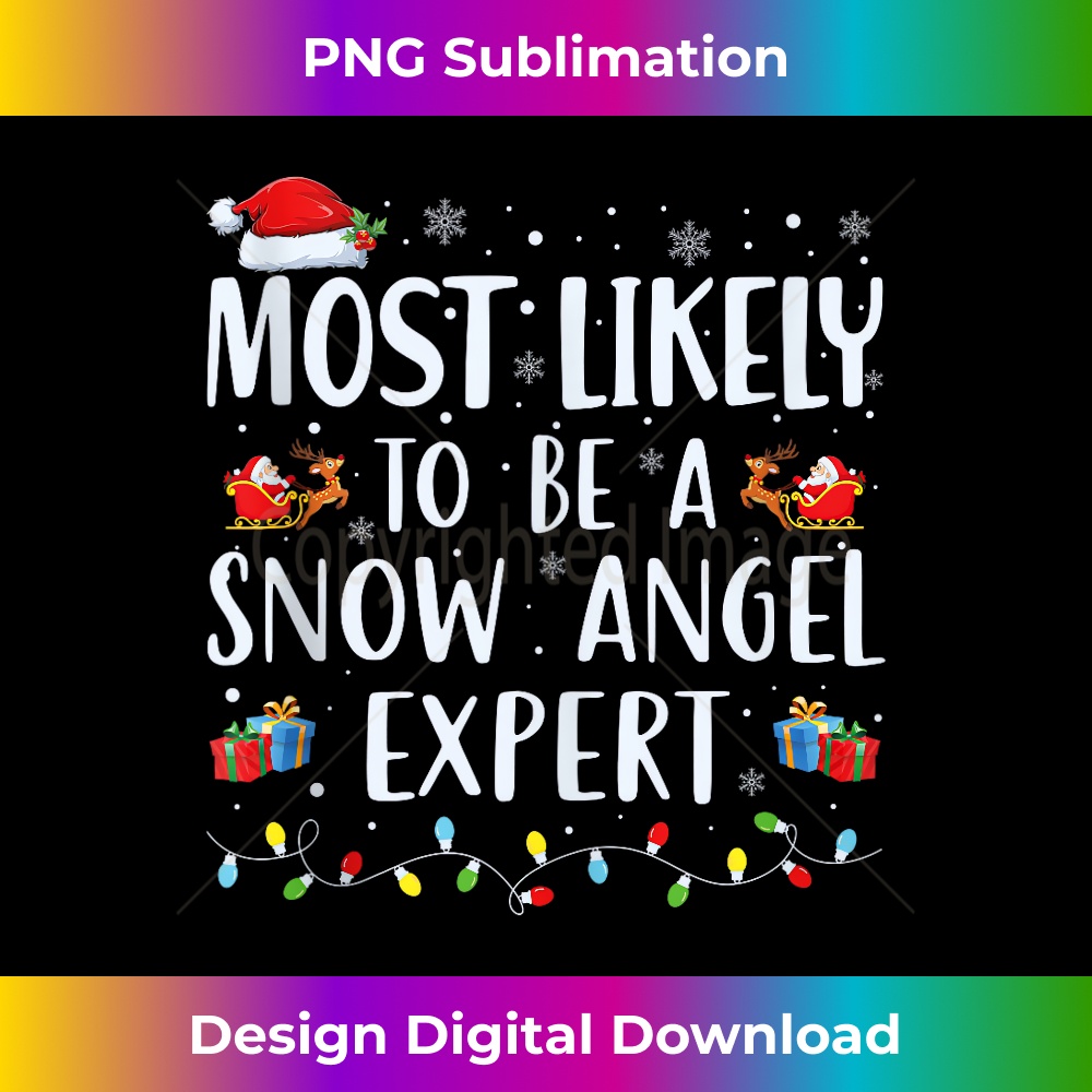 Most Likely To Be A Snow Angel Expert Matching Christmas Tan | Inspire ...