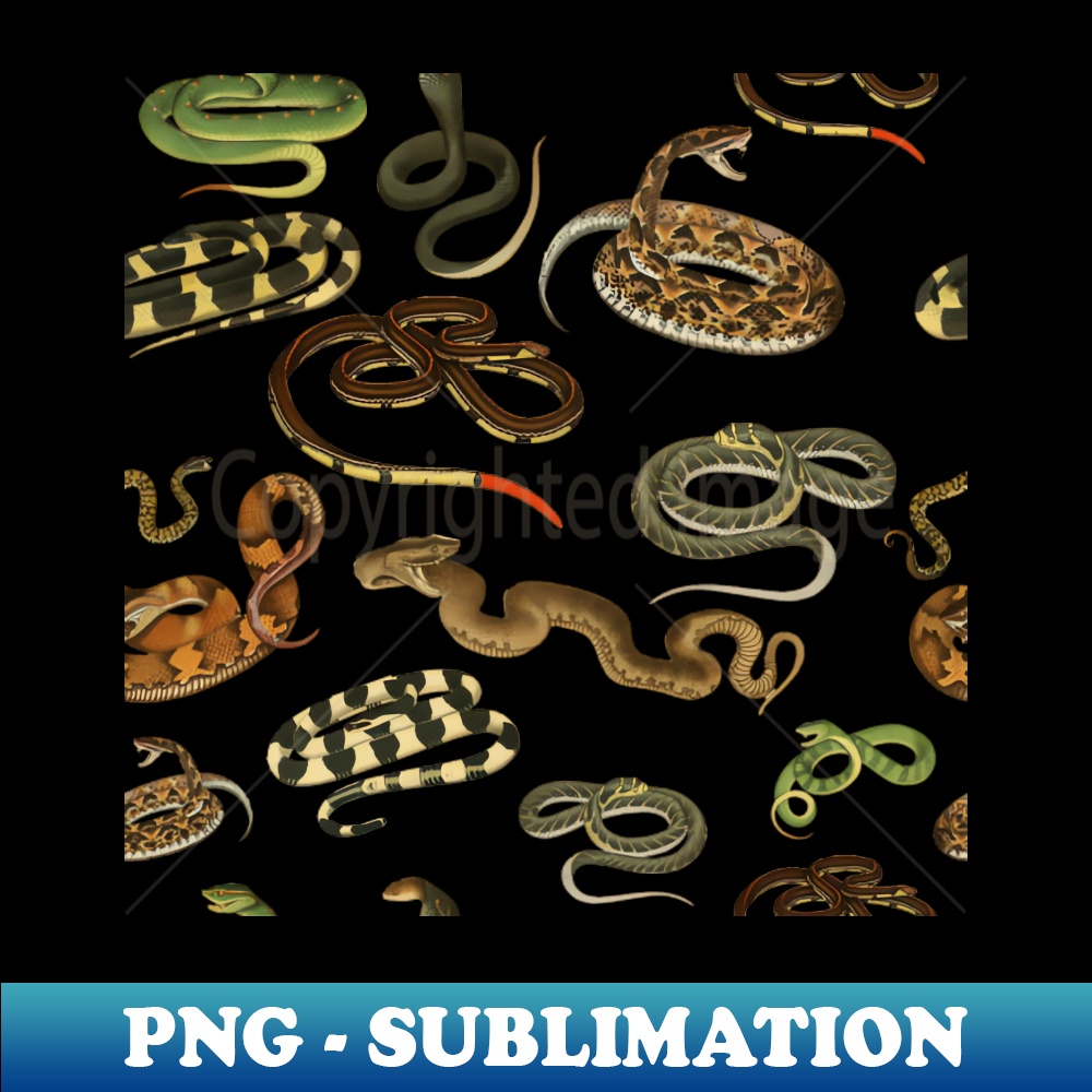 vintage snake pattern - Elegant Sublimation PNG Download - P | Inspire Uplift