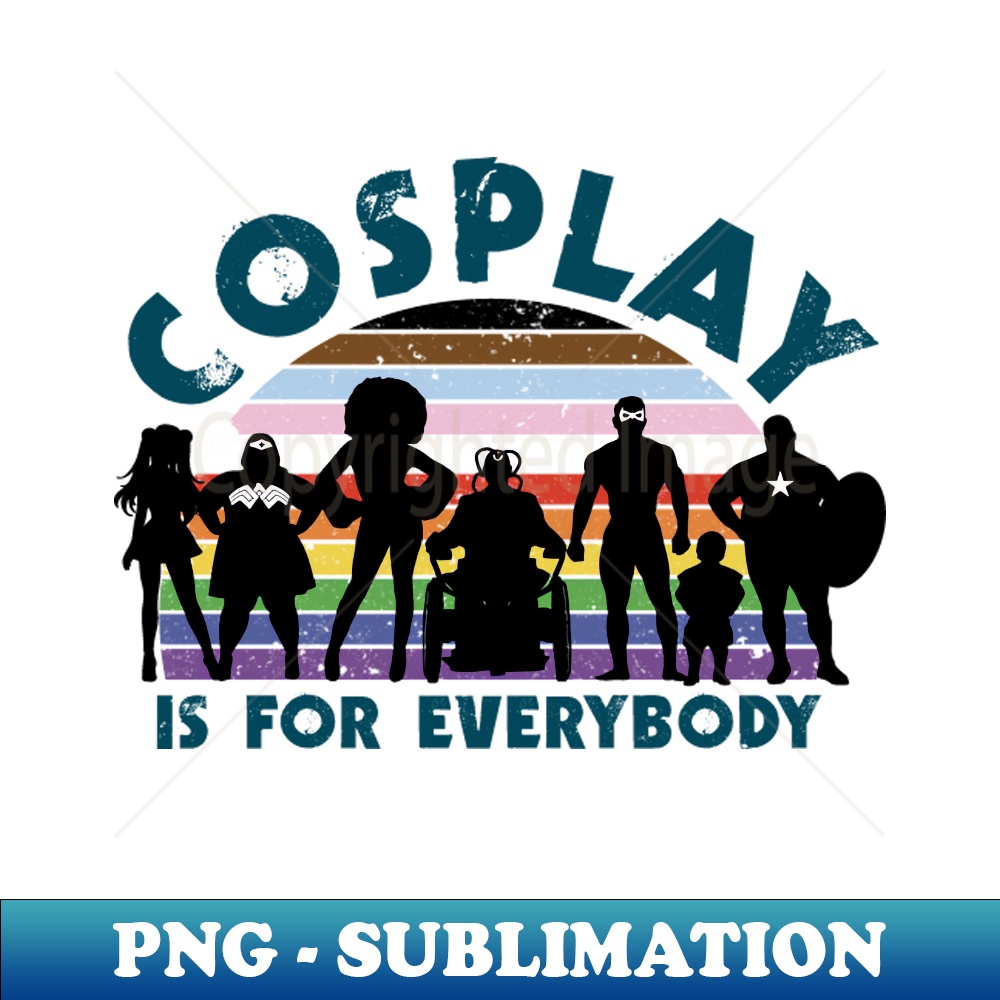 Cosplay is for everybody Round flag - Exclusive PNG Sublimat - Inspire ...
