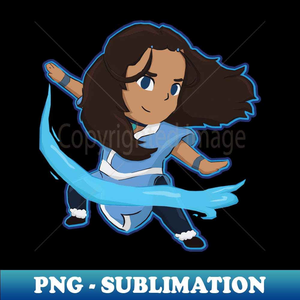 Katara Avatar the Last Airbender - Instant PNG Sublimation D - Inspire ...