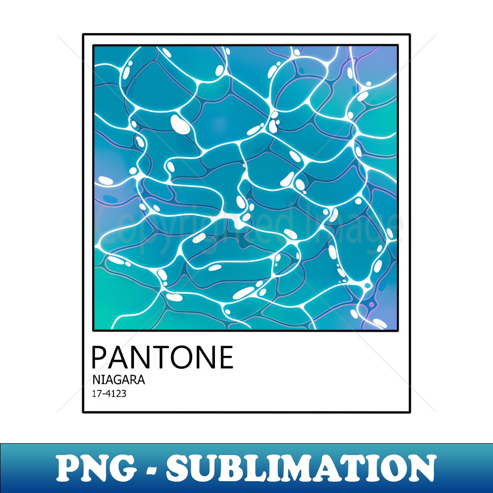 PANTONE color Niagara blue water - PNG Transparent Sublimati | Inspire ...