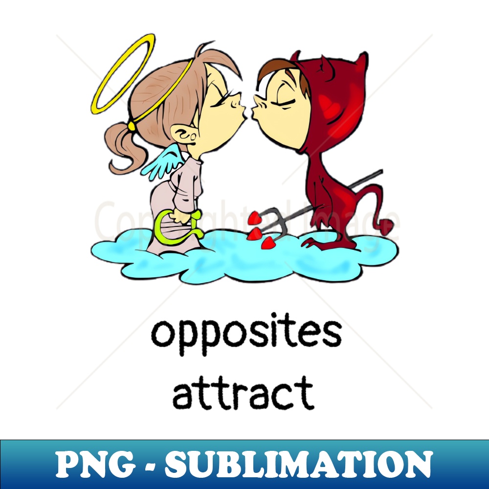 opposites attract - Aesthetic Sublimation Digital File - Spi | Inspire ...