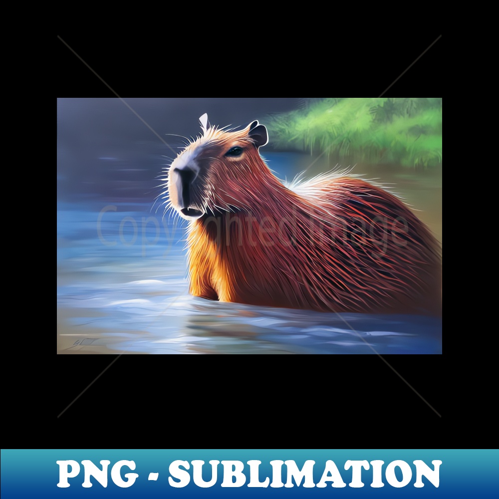capybara lake - Instant PNG Sublimation Download - Perfect f - Inspire ...