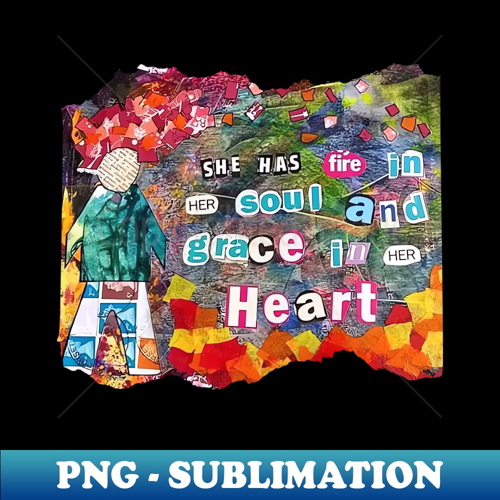 Fire Grace - Instant Sublimation Digital Download - Vibrant | Inspire ...