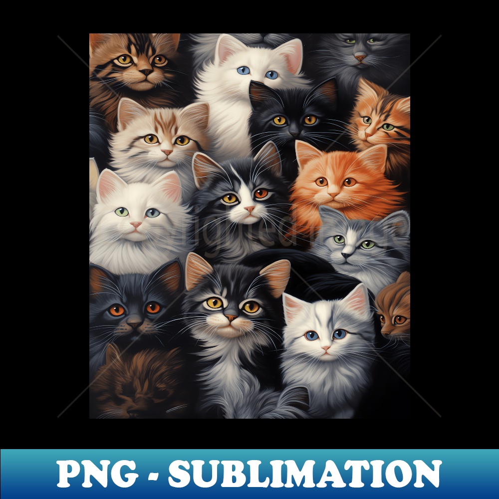 Funny Cat many cats Cute Kawaii Cat Cute eyes many kittens - - Inspire ...