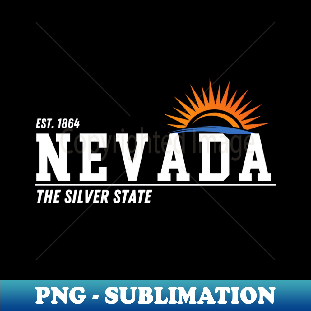 Nevada The Silver State USA - Sublimation-Ready PNG File - A | Inspire ...