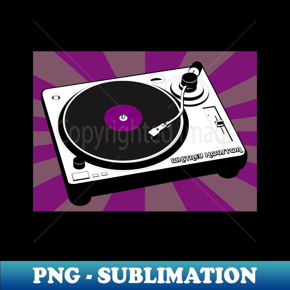Vinyl Whitney Houston - Special Edition Sublimation PNG File | Inspire ...