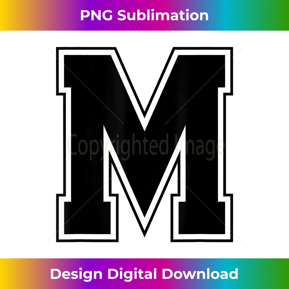 Letter M - Alphabet Bold Capital Upper Case Initial Monogram | Inspire ...