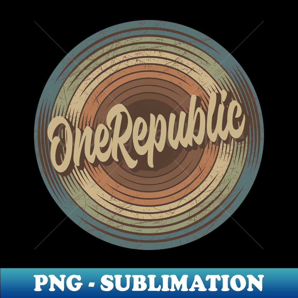 OneRepublic Vintage Vinyl - Aesthetic Sublimation Digital Fi - Inspire ...