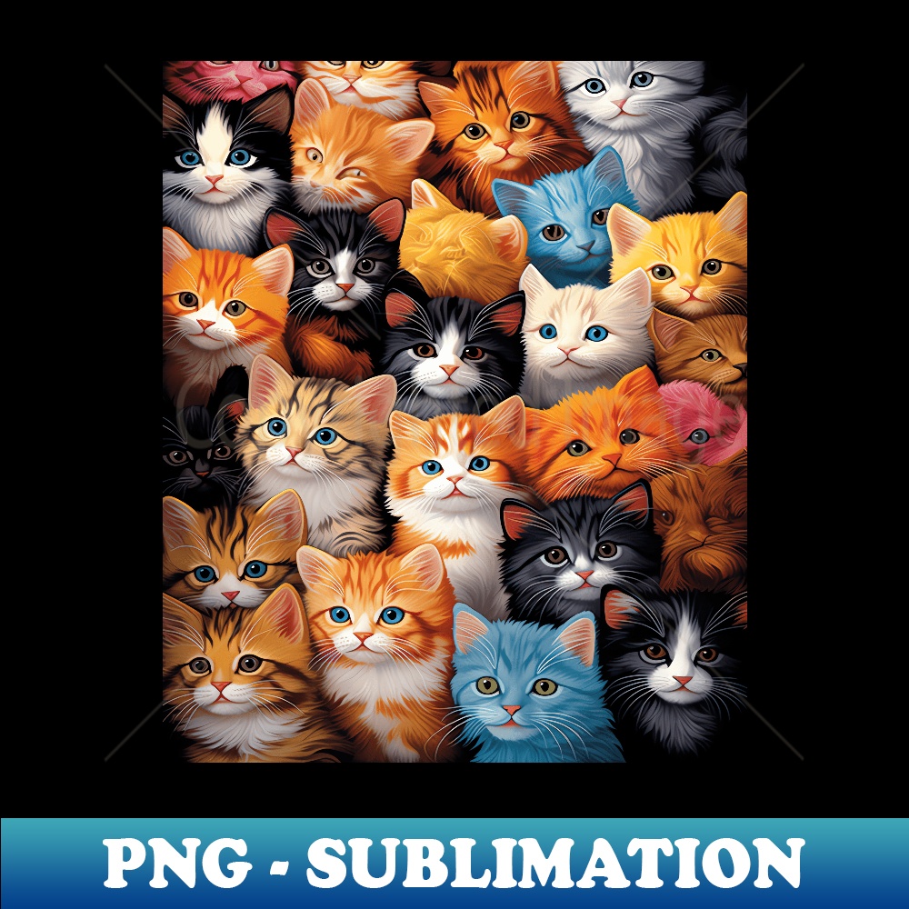 Funny Cat many cats Cute Kawaii Cat Cute eyes many kittens - - Inspire ...