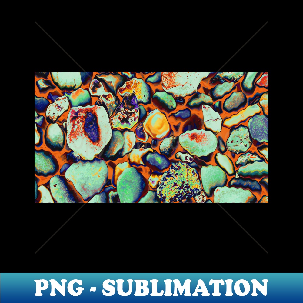 Magic pebbles on a cold beach psychedelic edit of abstract n | Inspire ...