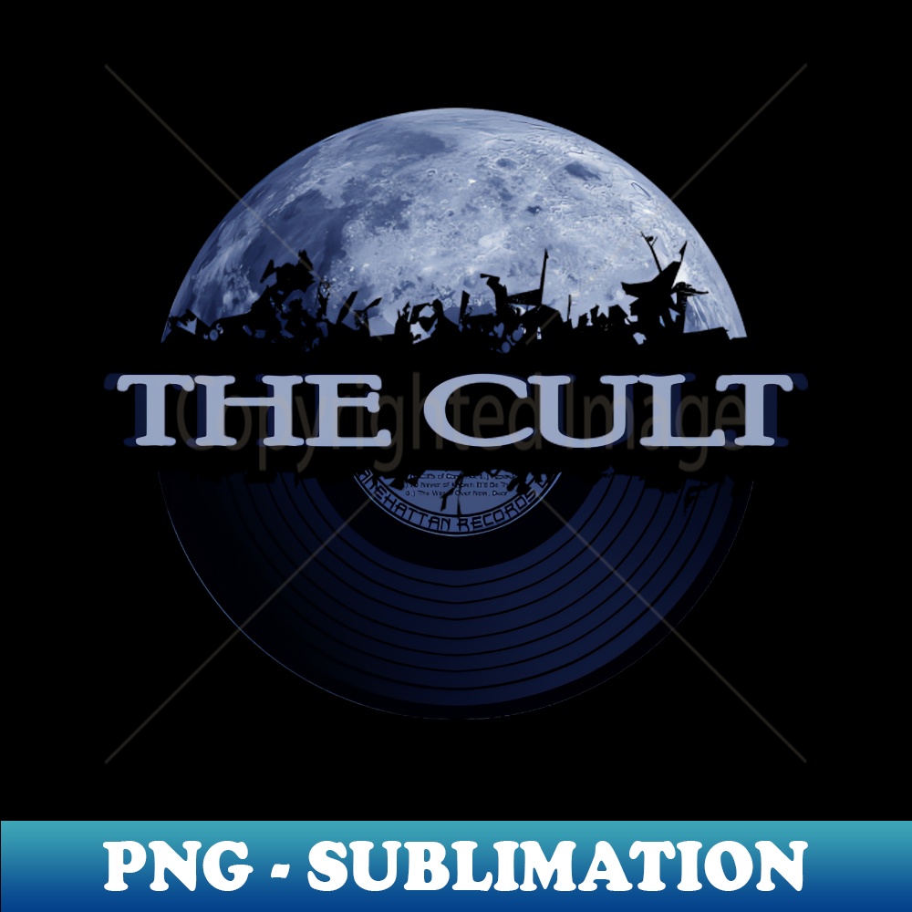 The Cult blue moon vinyl - Stylish Sublimation Digital Downl | Inspire ...