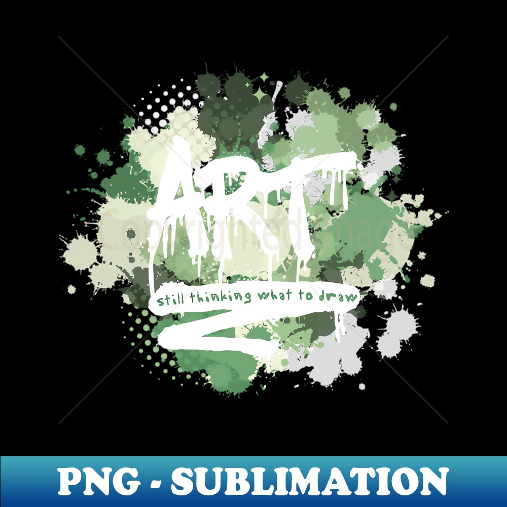 Art Still Thinking What to Draw - Aesthetic Sublimation Digi - Inspire ...
