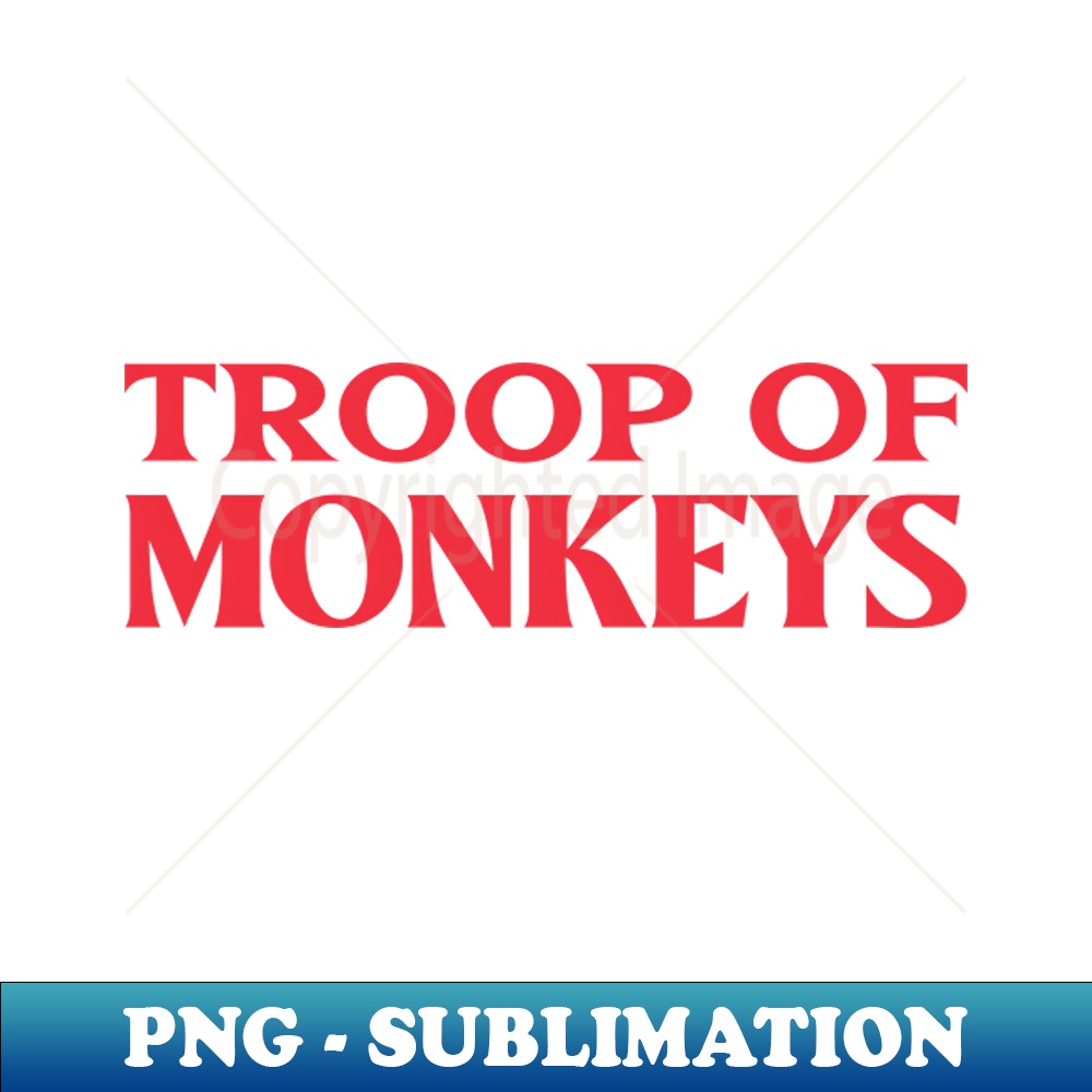 Troop of Monkeys Animal Collective Nouns - PNG Transparent S - Inspire ...
