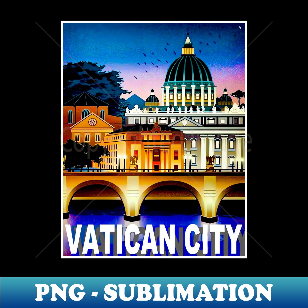 Vatican City The Holy See Travel and Tourism Vintage Poster | Inspire ...
