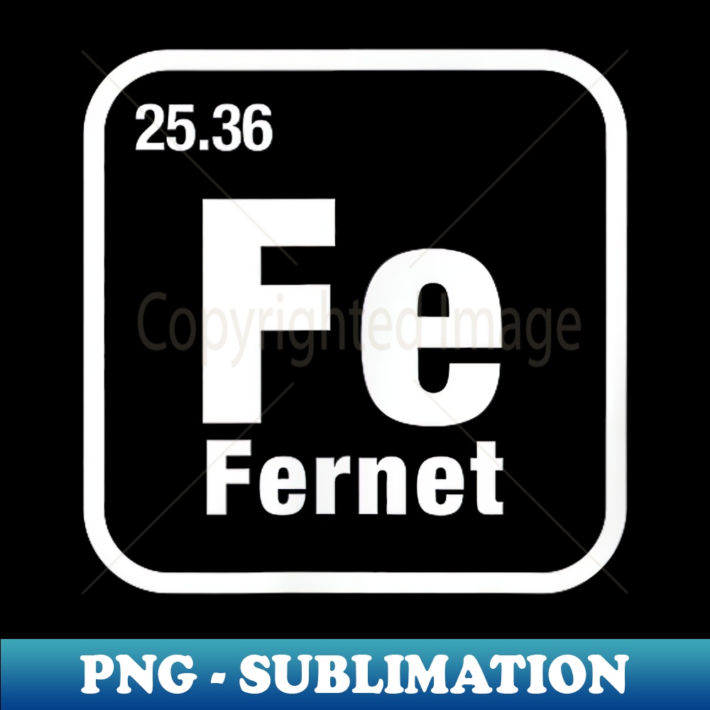 Fernet Periodic Elements Branca Design for Bartenders - Sign - Inspire ...
