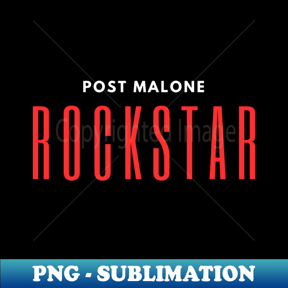 ROCKSTAR Post Malone - Vintage Sublimation PNG Download - B | Inspire ...