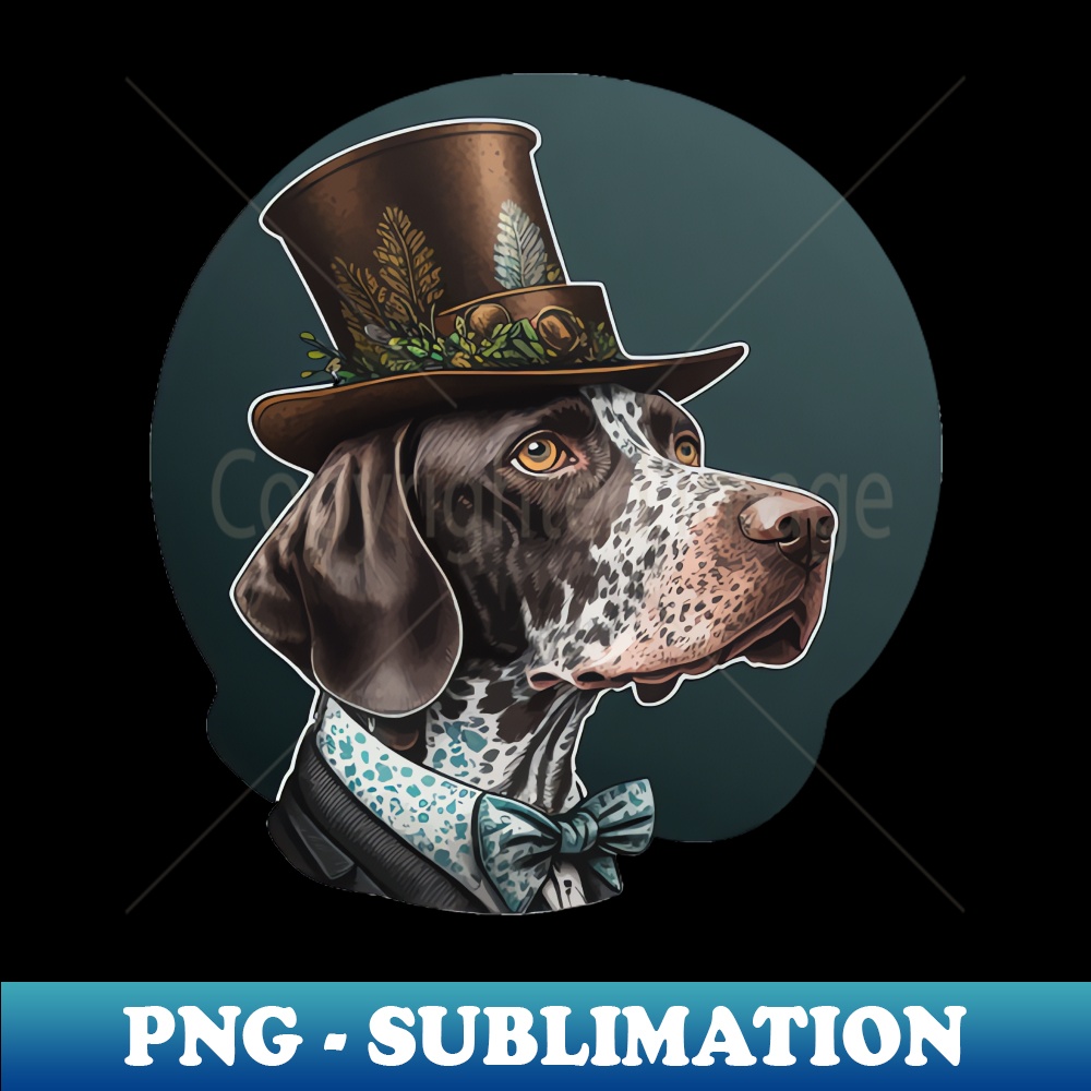 German shorthaired pointer with top hat - Special Edition Su - Inspire ...