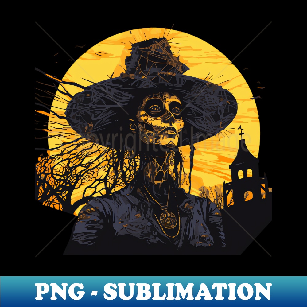 Southern Gothic Witch Voodoo Doctor - Retro PNG Sublimation | Inspire ...