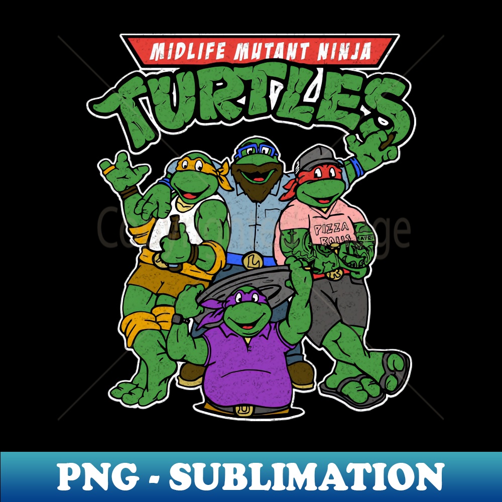 Midlife Mutant Ninja Turtles - Special Edition Sublimation P | Inspire ...