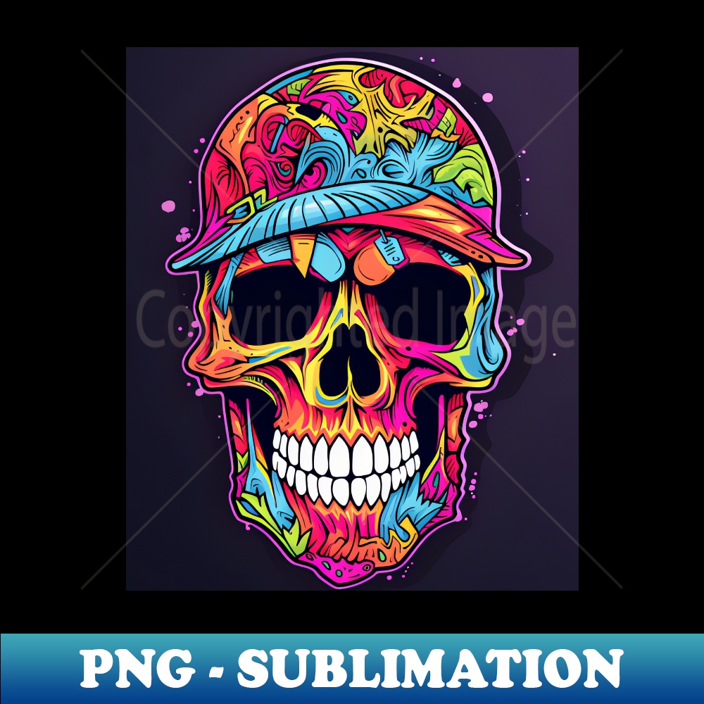 Cool skull - PNG Transparent Digital Download File for Subli - Inspire ...