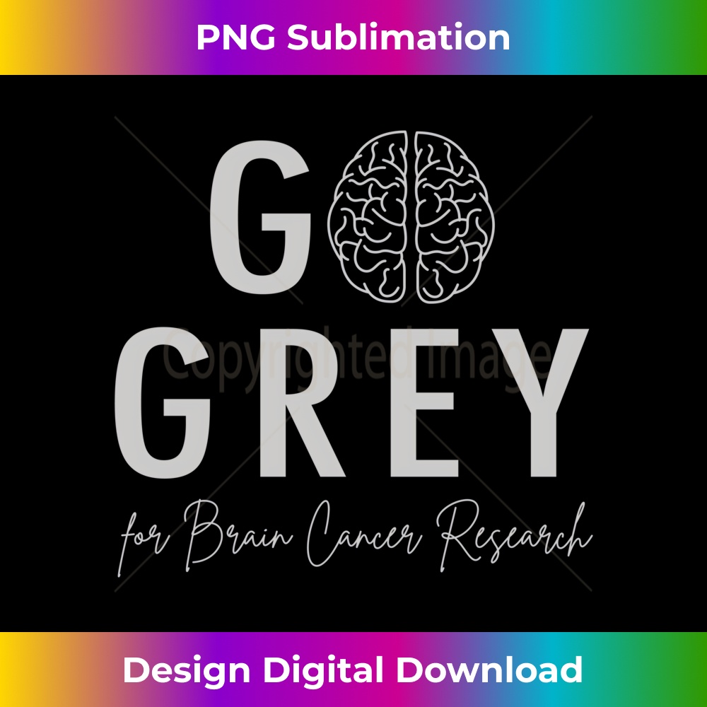 Go Gray In May Brain Cancer Tumor Awareness Grey Ribbon Lon | Inspire ...