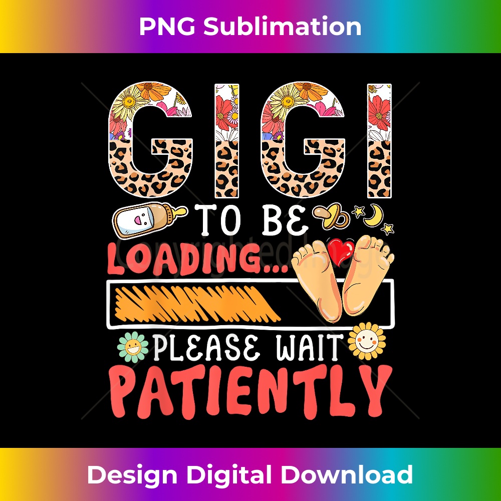 Gigi To Be Loading Please Wait Patiently Funny Baby Shower - - Inspire ...