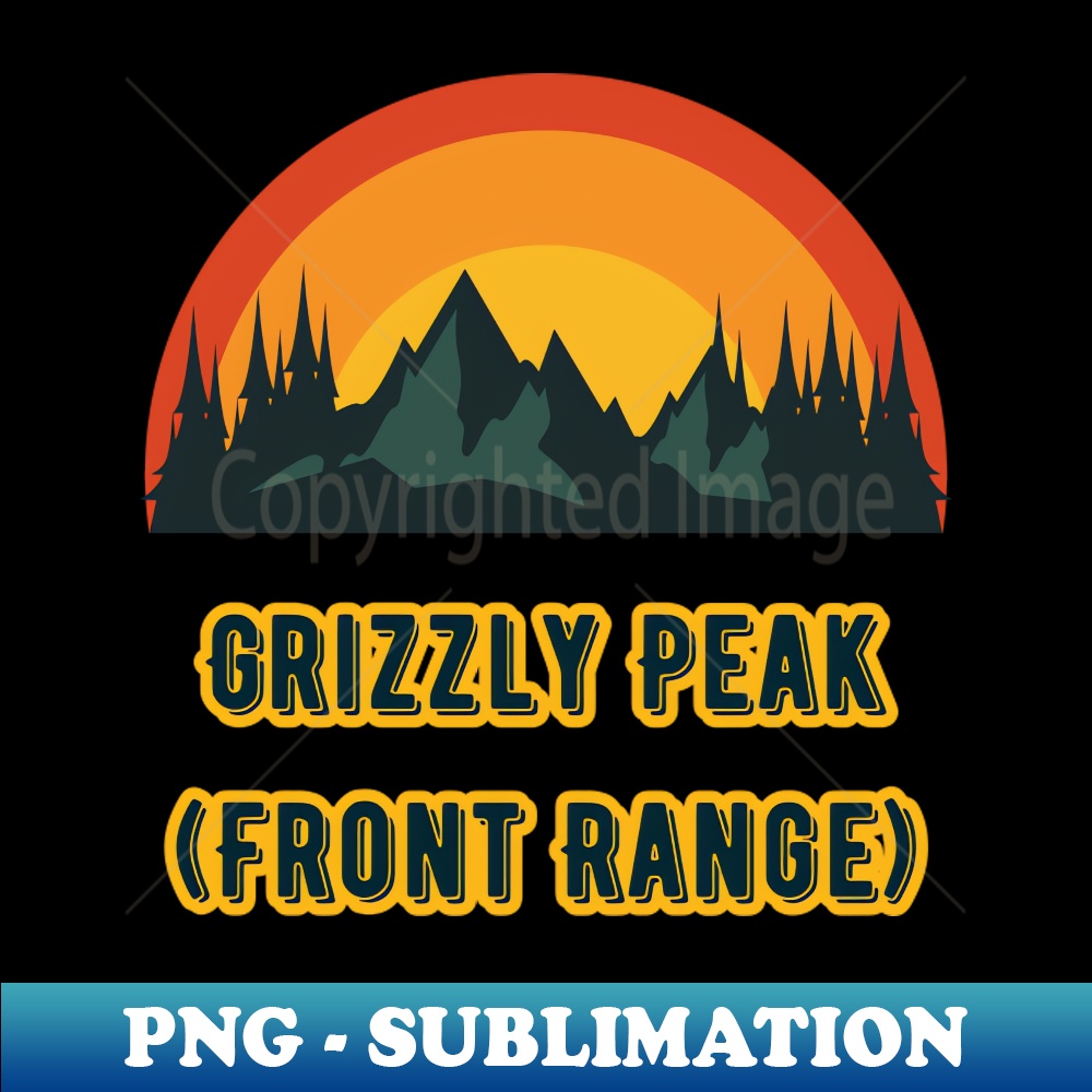 Grizzly Peak Front Range - High-Resolution PNG Sublimation F | Inspire ...