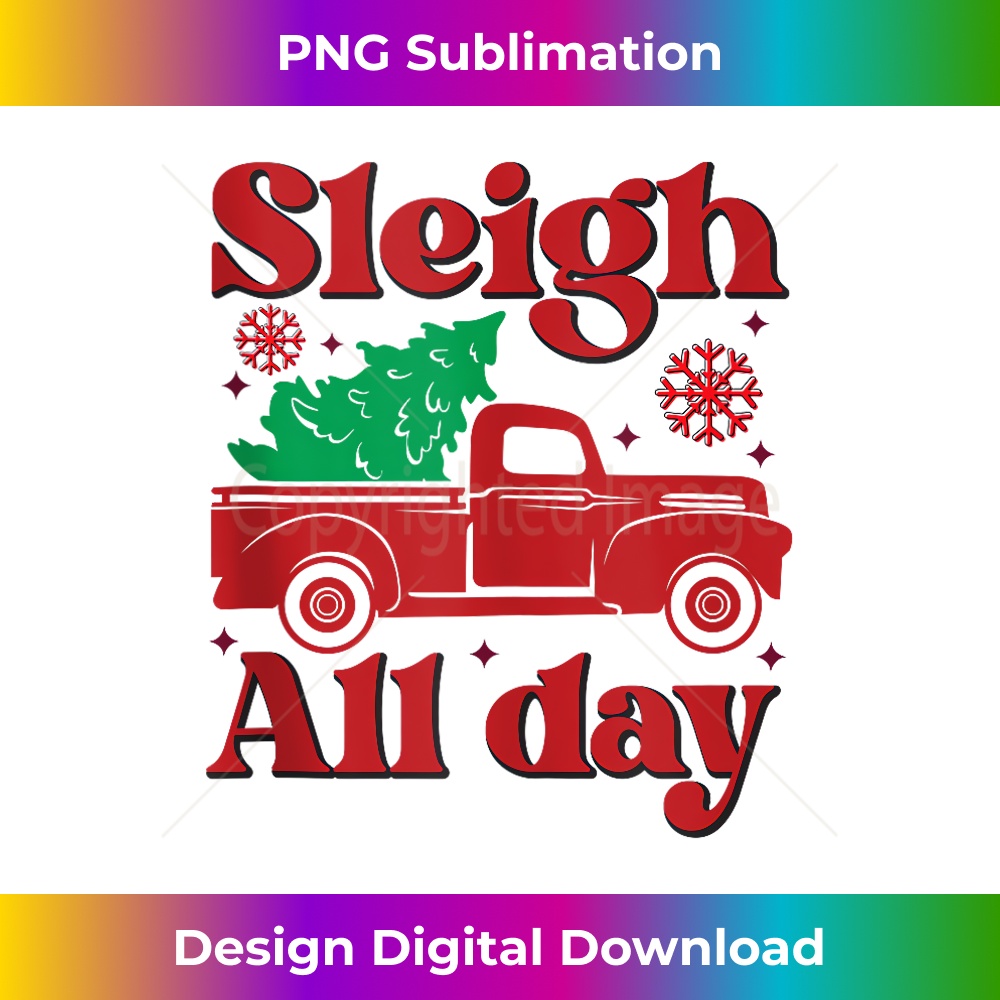 Holiday Sleigh All Day Cute Word Art Typography Style Christ | Inspire ...