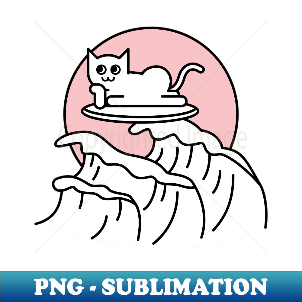 The Great Cat Wave off Kanagawa - Thirty-six Cat Views of Mo | Inspire ...